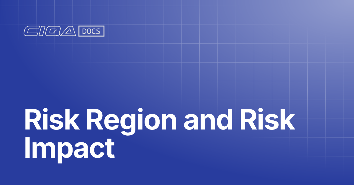 Risk Region and Risk Impact | Help Center
