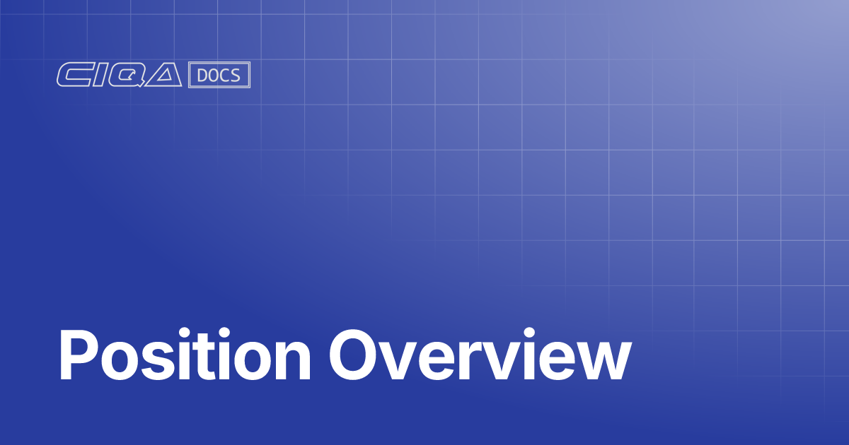 Position Overview | Help Center