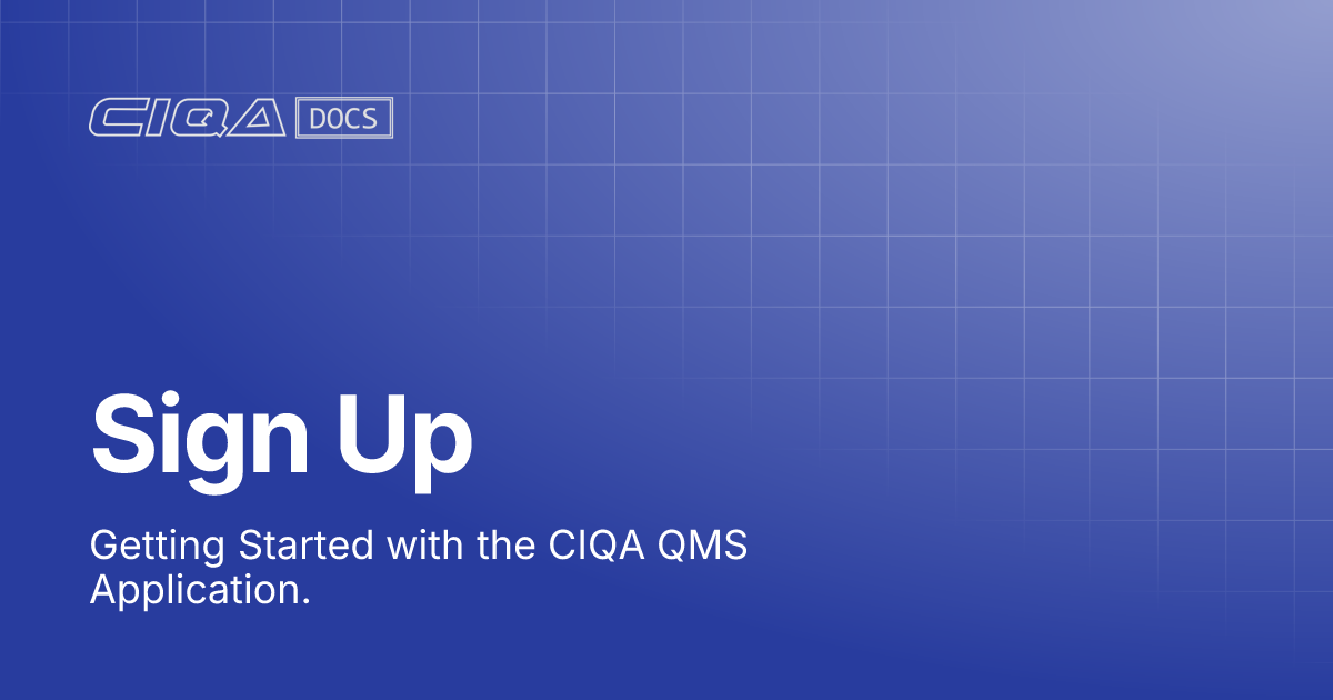 Sign Up | Help Center