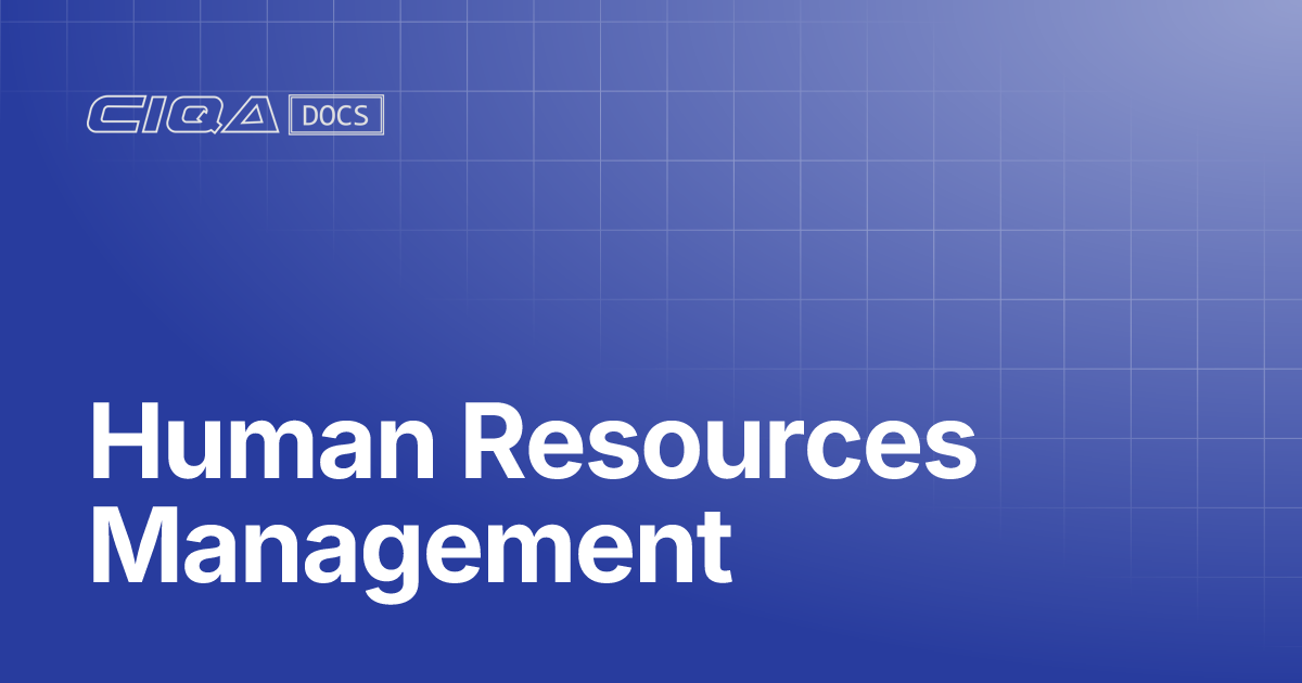 Human Resources Management | Help Center