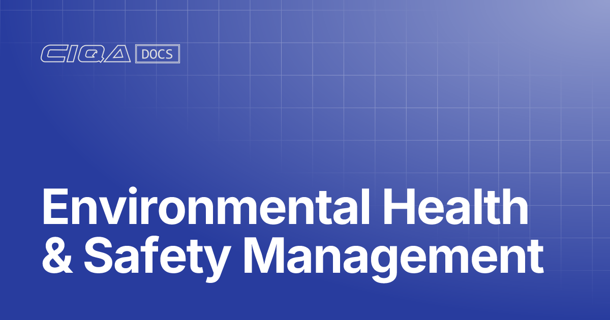 Environmental Health & Safety Management | Help Center